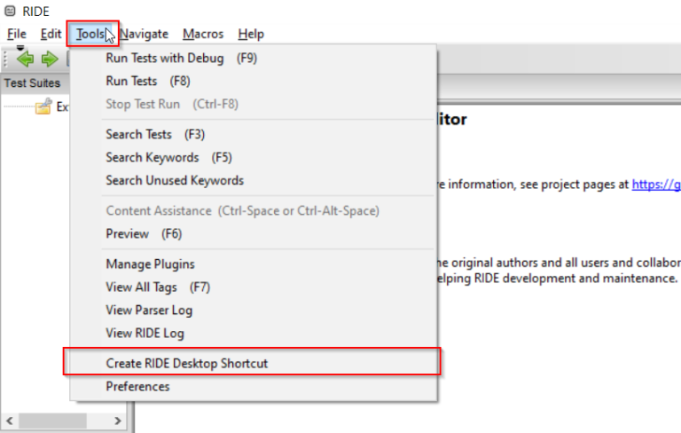 Robot framework IDE aka RIDE installation on Windows 10 in 6 steps - LinuxDataHub