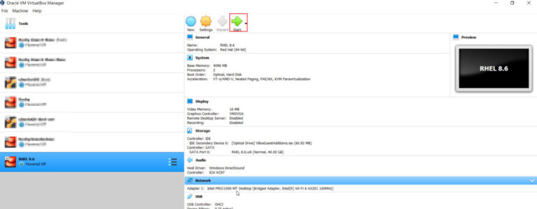 [SOLVED]: How to Install RHEL 8 on VirtualBox ? - LinuxDataHub