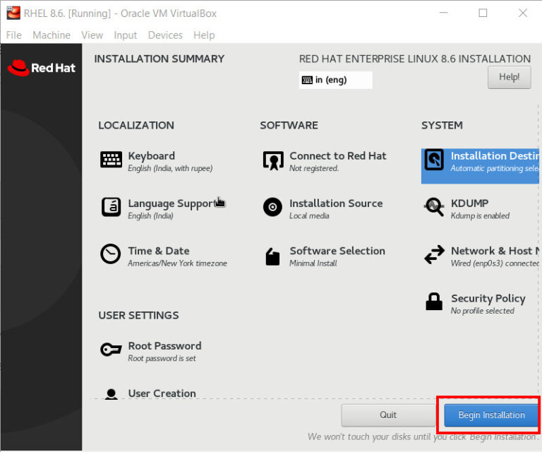 Solved How To Install Rhel 8 On Virtualbox Linuxdatahub